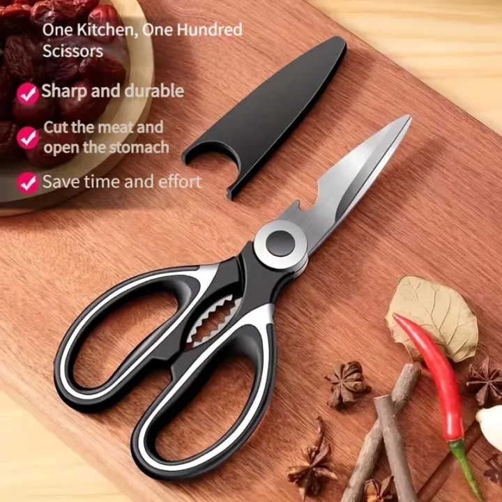 Multifunctional kitchen scissors Household fish cutting meat and ...