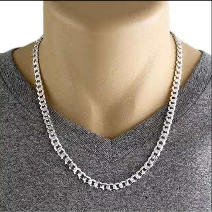 Thin Steel italian Cuban Chain | Daraz.pk