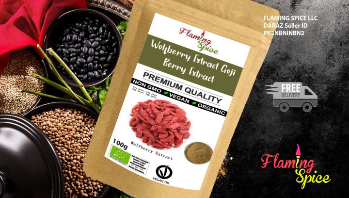 WOLFBERRY EXTRACT GOJI BERRY EXTRACT 100g | Daraz.pk