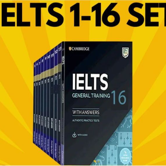 Cambridge English IELTS General Training Set 16 Books Set with QR Code ...