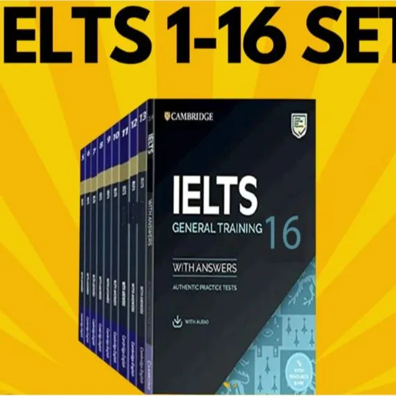 Cambridge English IELTS General Training Set 16 Books Set with QR Code ...