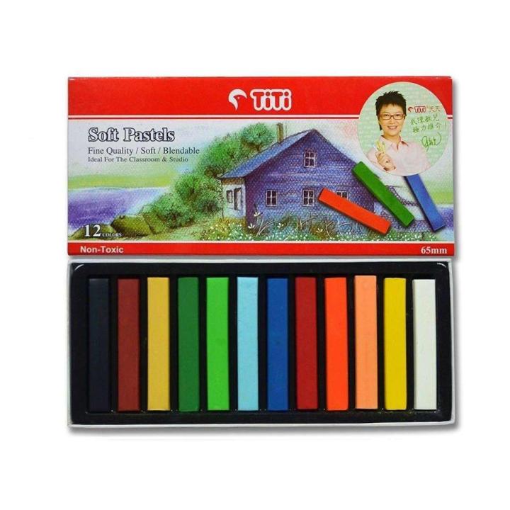 Soft Pastel TiTi 12 Shades Soft Pastel Box 12 Color | Daraz.pk