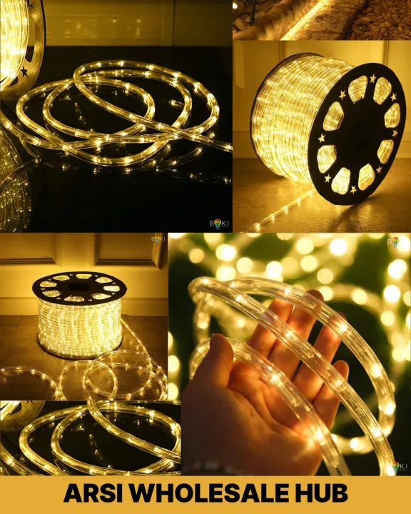 LED Rope Light Ceiling Light Strip Room Decoration Warm White Color ...
