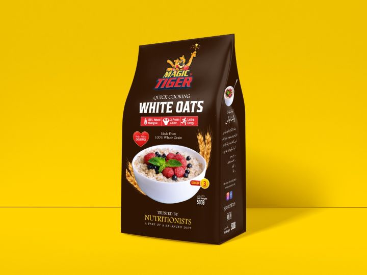 Magic tiger oats 500gms pouch imported | Daraz.pk