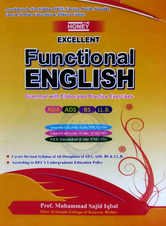 Honey Excellent Functional English Grammar with Elaborated Practice ...