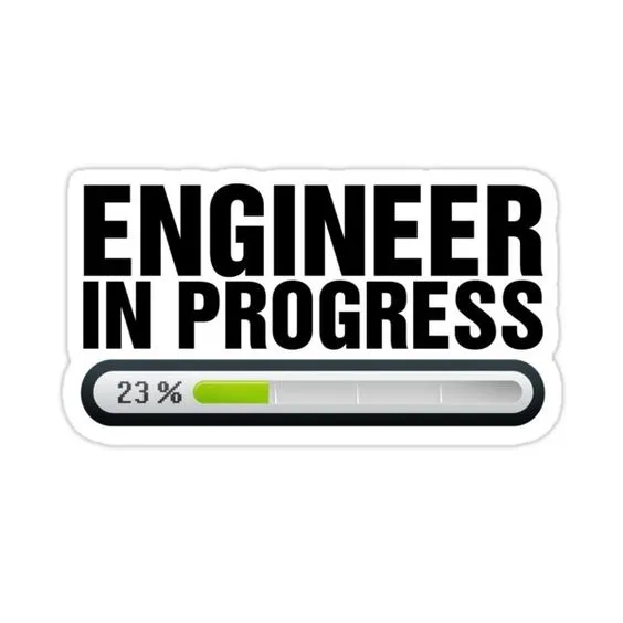 Engineer Sticker - Stickers for Laptop - 3 x 2 inches - Aesthetic Art ...