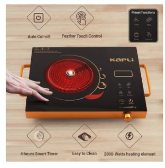 Silver Crest 3000W Electric Ceramic Cooker Stove Hot Plate Induction ...