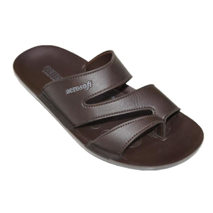 Thai Original Synthetic Leather Upper & PU Sole Slippers For Men G9023 ...