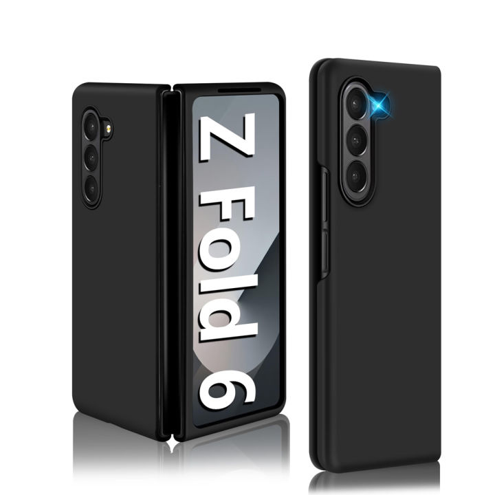 Samsung Galaxy Z Flod 6 Official Soft Silky Back Case (Black ...