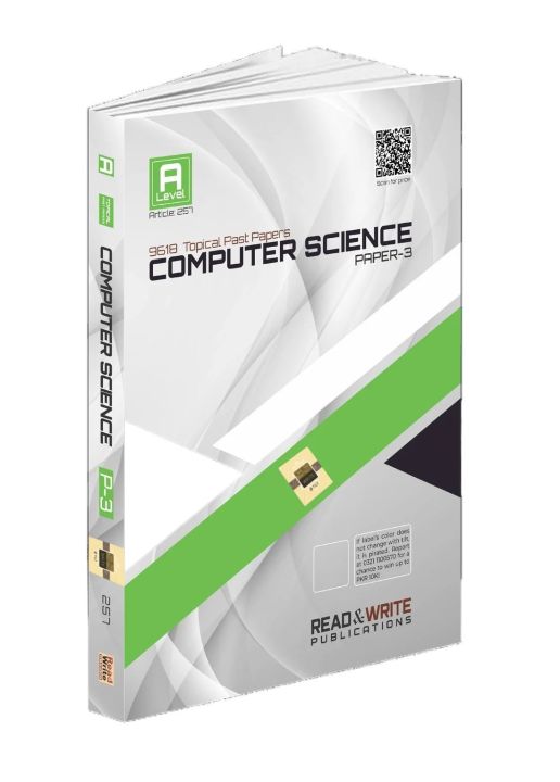 Computer Science A Level Paper-3 Topical Workbook Art# 257 | Daraz.pk