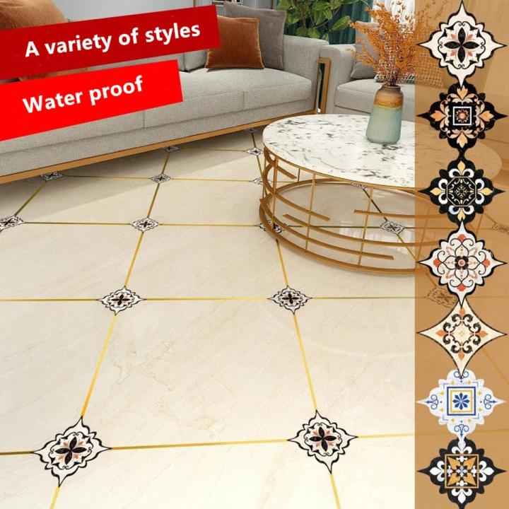 18Pcs/Set PVC Self Adhesive Ceramic Tile Stickers Waterproof Wall ...