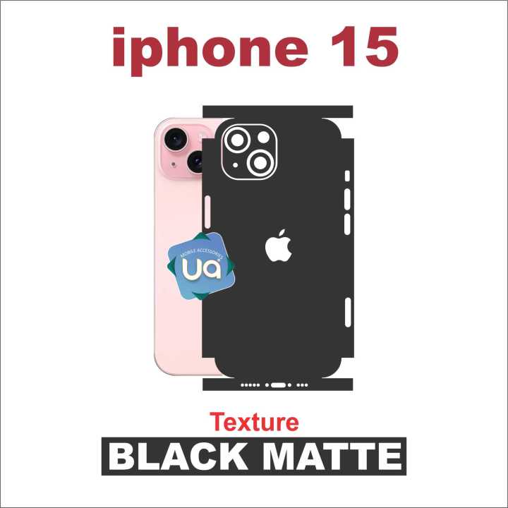 Apple iphone 15 full Back 360 Protection skin wrap / protection sheet ...
