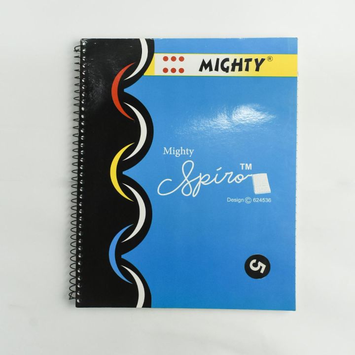 Mighty Spiral note book. Indonesian paper 2/3/4/5/6/7/8 Subjects | Daraz.pk
