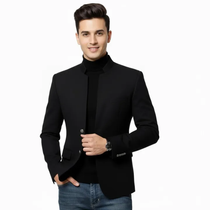 Classic Fit Men’s Fleece Coat | Daraz.pk