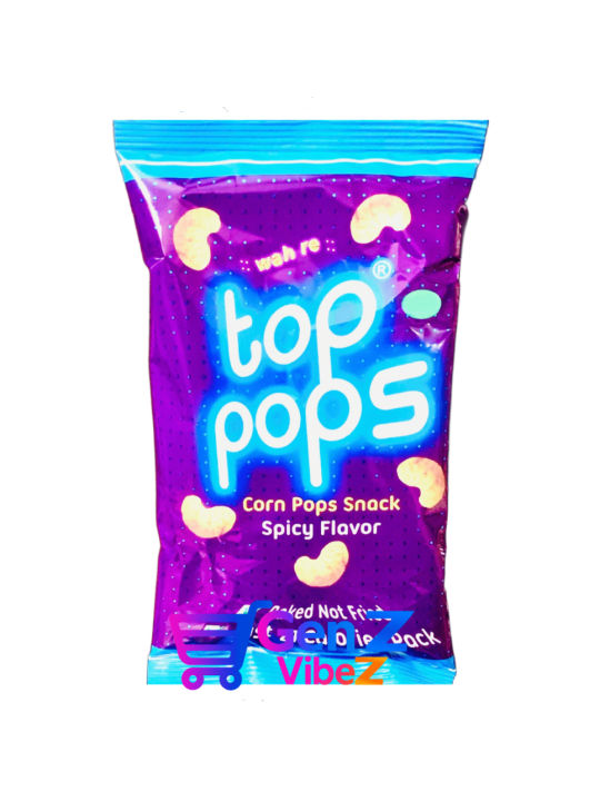 Top Pops Blue Spicy Flavoured (12Pcs to 96Pcs) or 6Pcs Try Pack - Baked ...