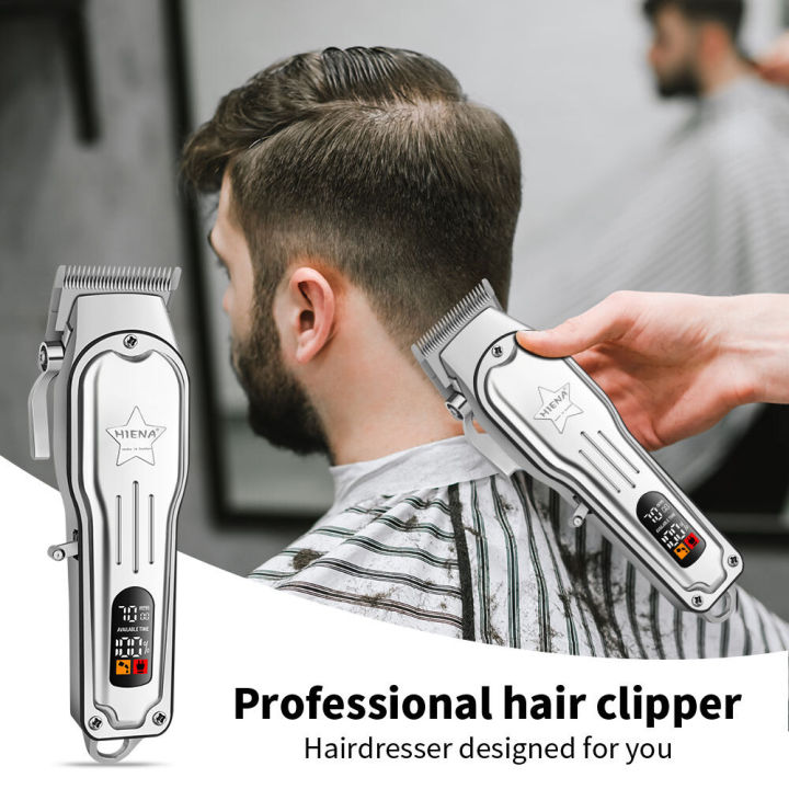 Men’s Professional Electric Hair Trimmer | Cordless Rechargeable Hair ...
