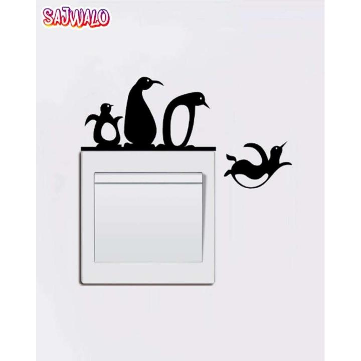 Penguin switch sticker funny pengoin switchboard stickers birds switch ...