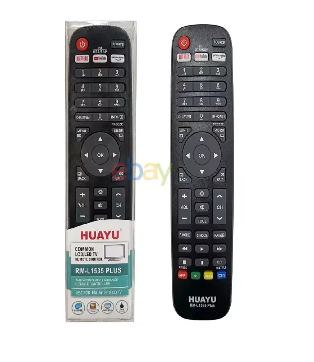 Haier smart LED TV Remote Control With Youtub & Netflex Button | Daraz.pk
