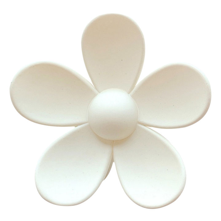 Flower Hair Claw Clips Matte Large Strong Holder Flower Claw Clips Hair ...