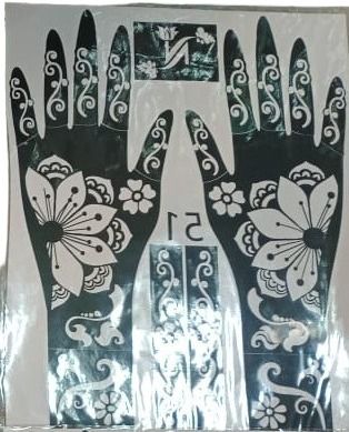 Mehndi stickers, Henna mehndi design sticker, Mehndi design, Eid mehndi ...