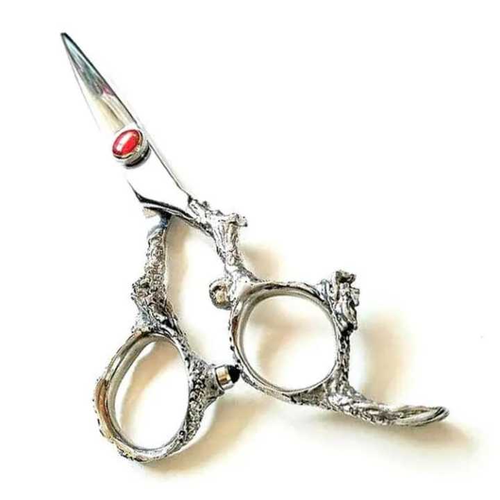 Barber Dragon Haircut Scissors colour dargon handle baber scissor fancy ...