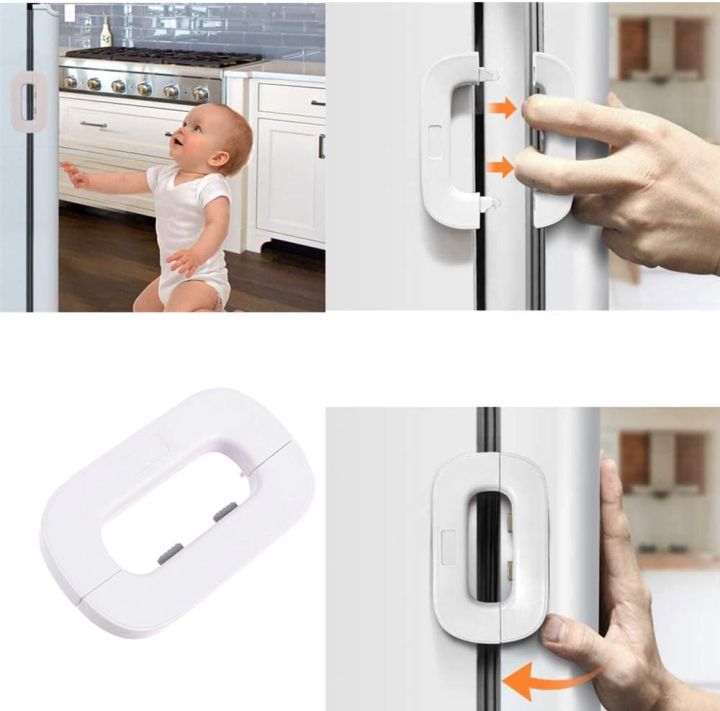 Premium Quality Fridge Lock Adhesive Self Locking Refrigerator Door ...