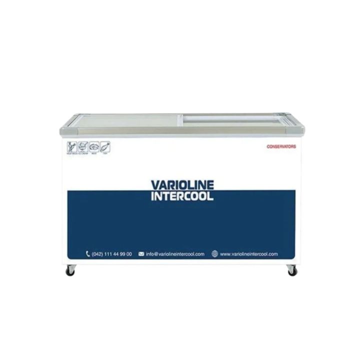 Varioline 15 Cubic Feet Deep Freezer SGF-505 Sliding Glass Door Flat ...