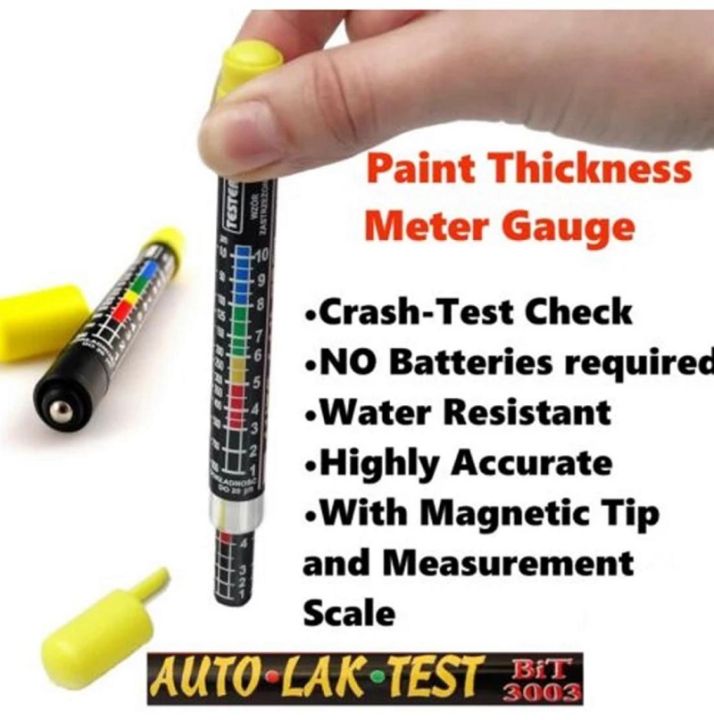 Car Paint Thickness Tester Pen - Magnetic Car Body Damage & Coating ...