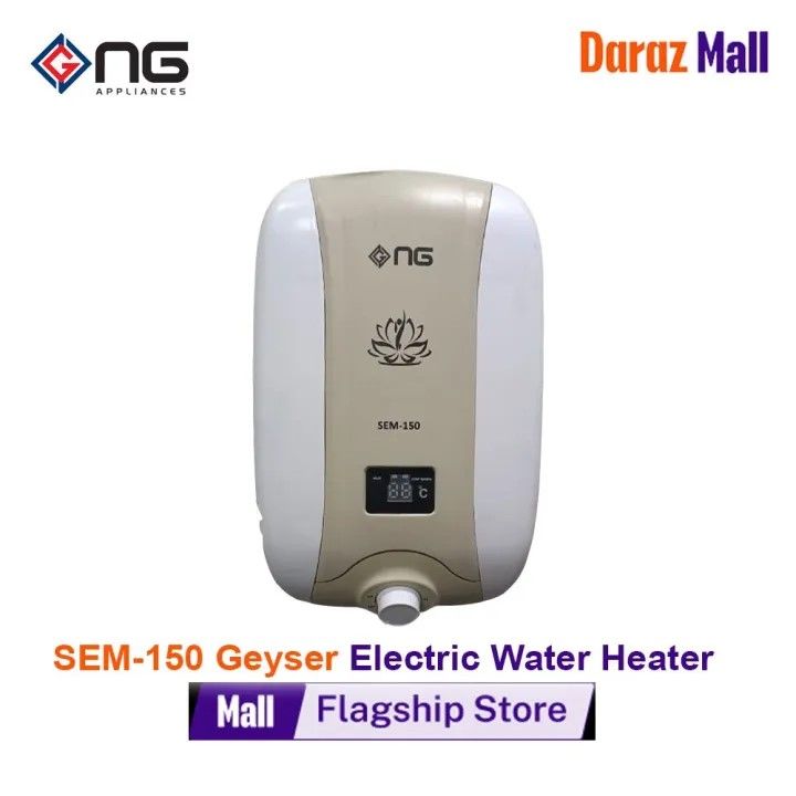 Nasgas Electric Geyser 15 Litter SEM-150 Semi Instant Electric Water ...