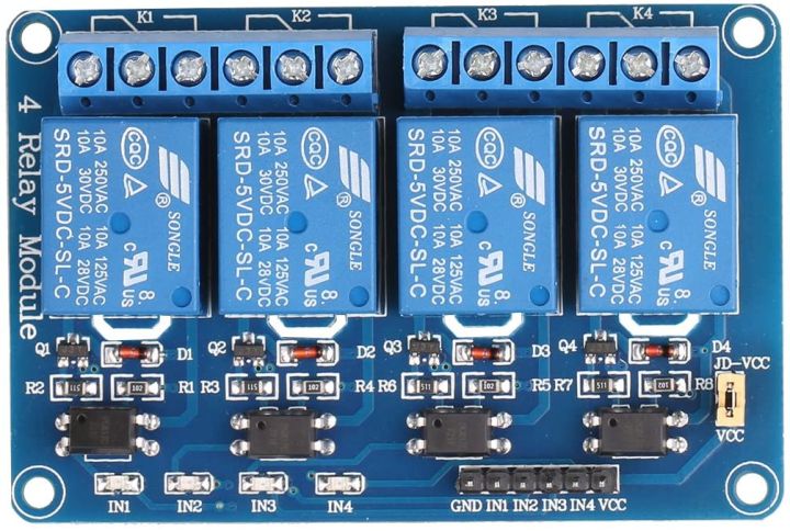 Arduino 4 Channel Relay Module Board | Daraz.pk
