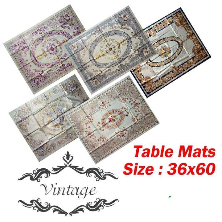 Dining Table Mats - Center Table Mats - Dastarkhwan - 1 Piece - PVC ...