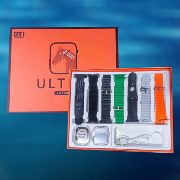 DTI Ultra 7 in 1 New Version Smart Watch | 49mm Size | Multiple ...