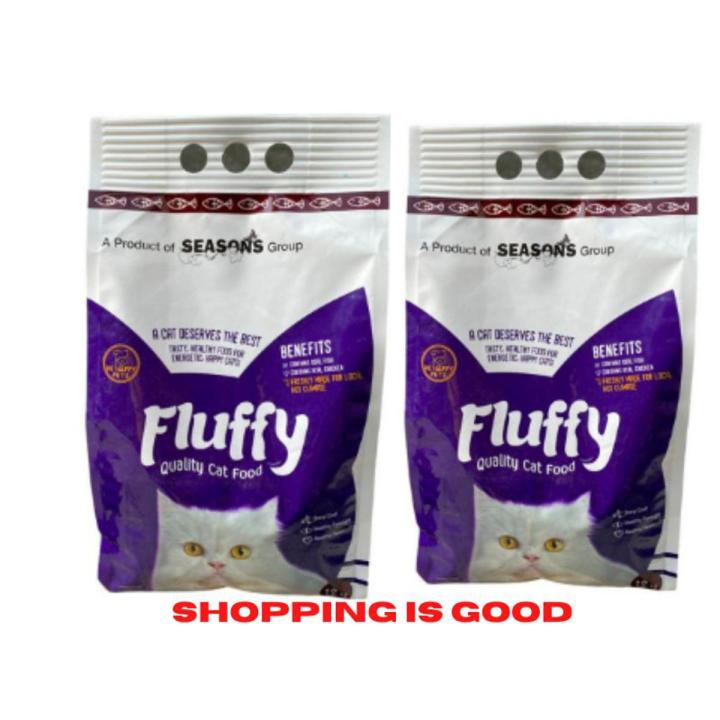 Fluffy Cat Food 2 packet (1.2kg*2=2.4kg) | Daraz.pk