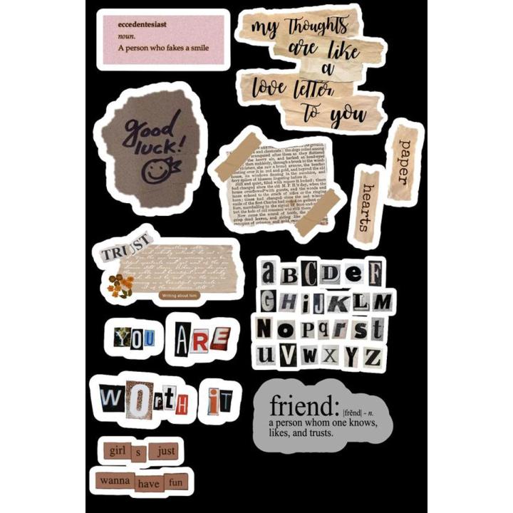 Aesthetics Journaling sticker | Daraz.pk