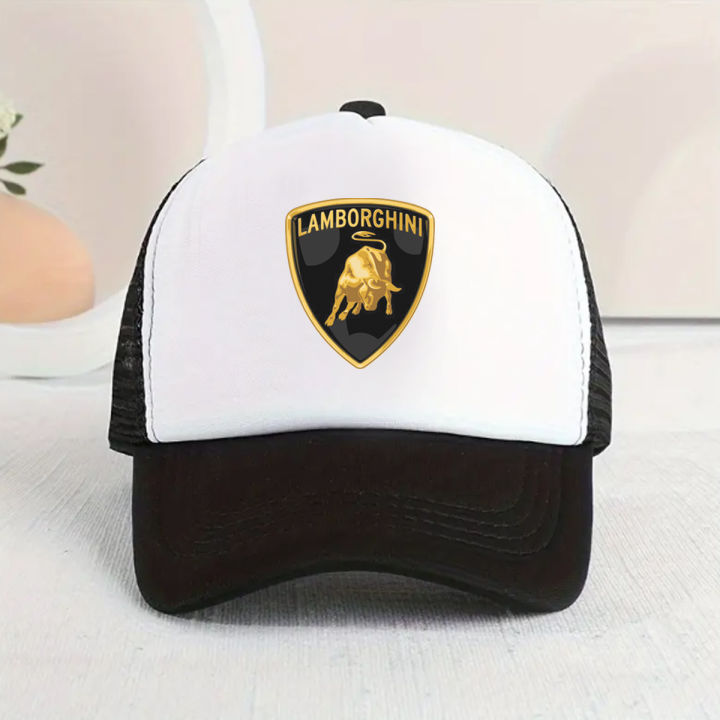Lamborghini Cap Classic Summer Snapback Netted Hat for Car Geeks ...