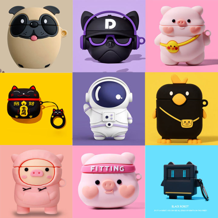 Robot Stand Cartoon For 3 Wireless Bluetooth Earphone/earbuds ...