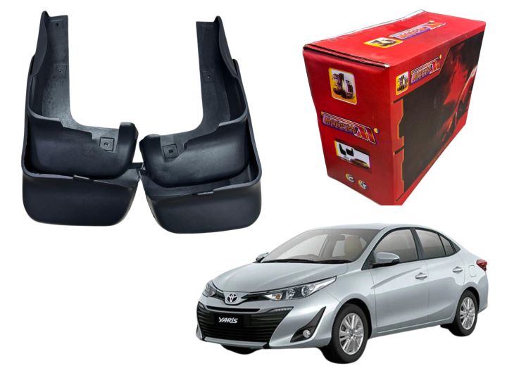 Toyota Yaaris Mudflap Set (4pcs) | Daraz.pk