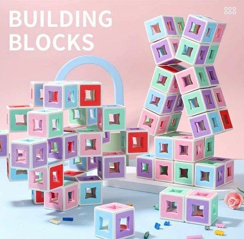 3d Blocks Puzzle Cube Transform Movable Shape Building Blocks – 180 ...