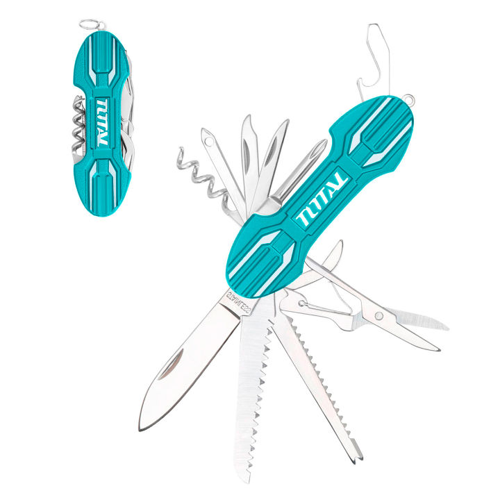 TOTAL 15 Function Multi-function Knife with Strong Aluminium Handle ...