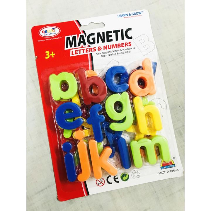 First Classroom Magnetic Lowercase Letters in a Small Blister Card, 1.5 ...