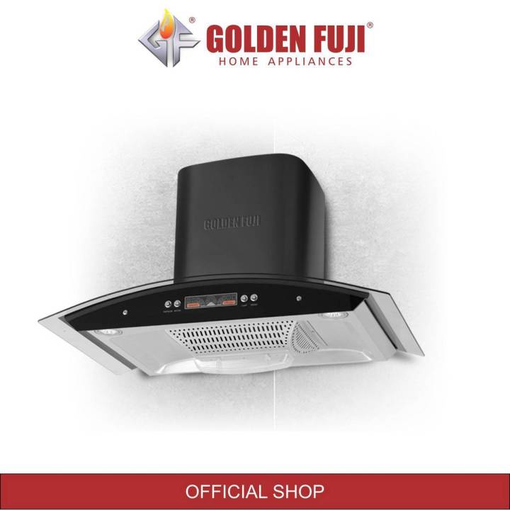 Kitchen Hood 90CM - Push Button - GFH02 - Stainless Steel - Black ...