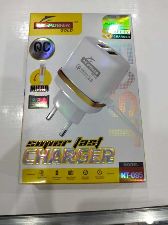 NT Power Gold Super Fast CHARGER NT-095 | Daraz.pk