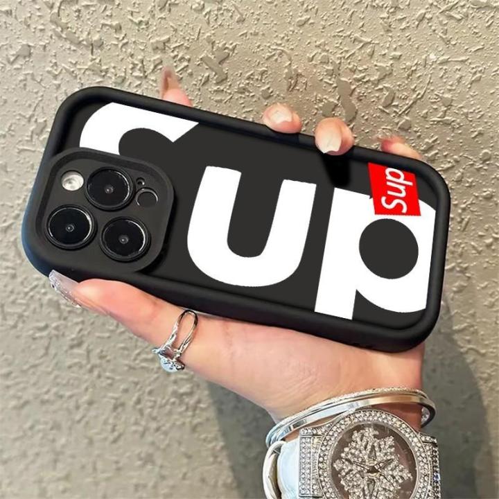 【Hot new models】Mobile Phone Case White Letter Sup Soft Shell Print ...