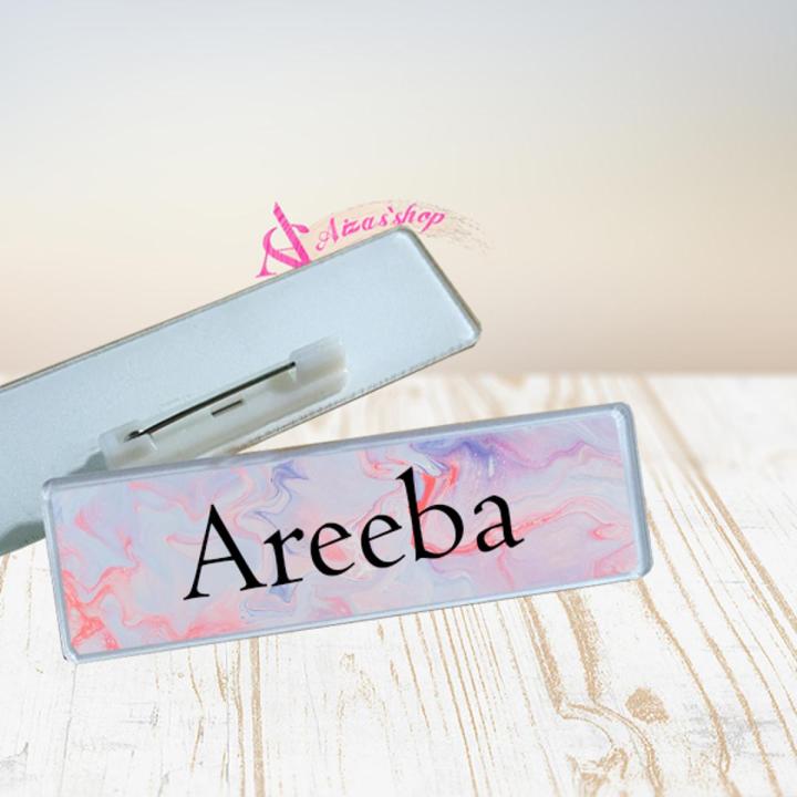 Areeba name badge | Daraz.pk: Buy Online at Best Prices in Pakistan ...