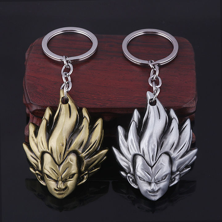 Dragon Z Super Saiyan Vegeta Son Goku Keychain Cosplay Keyring Metal ...