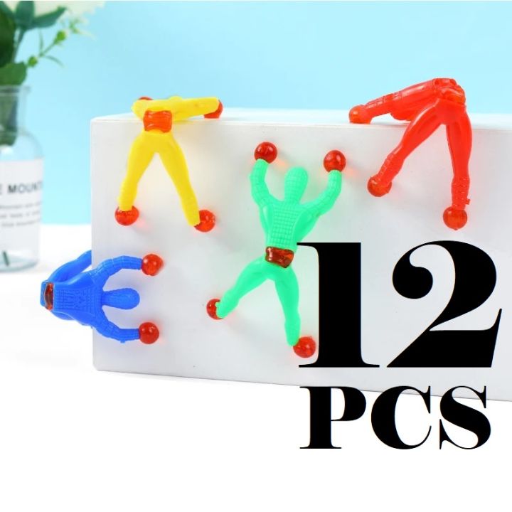 Climbing Spiderman Toy, Sticky Wall Climbing Flip Rolling Spider-Man ...