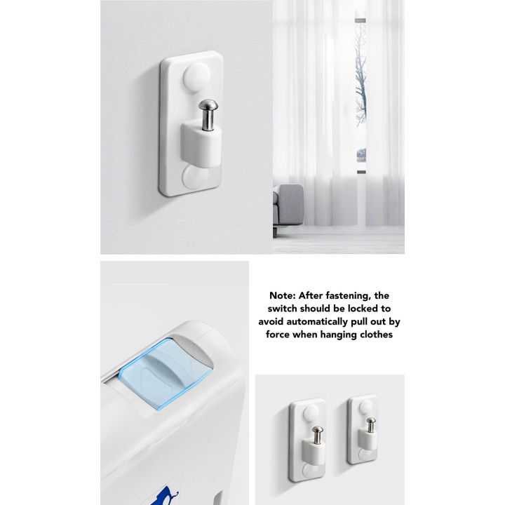 Indoor Clothes Drying Line, Wind Adjustable Length Retractable ...