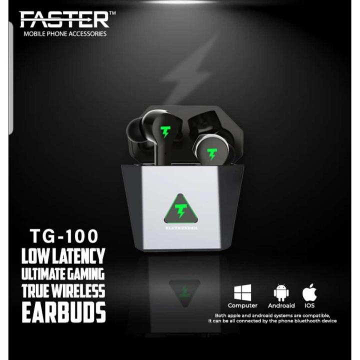 FASTER TG-100 Low Latency Ultimate Gaming Wireless Earbuds | Daraz.pk