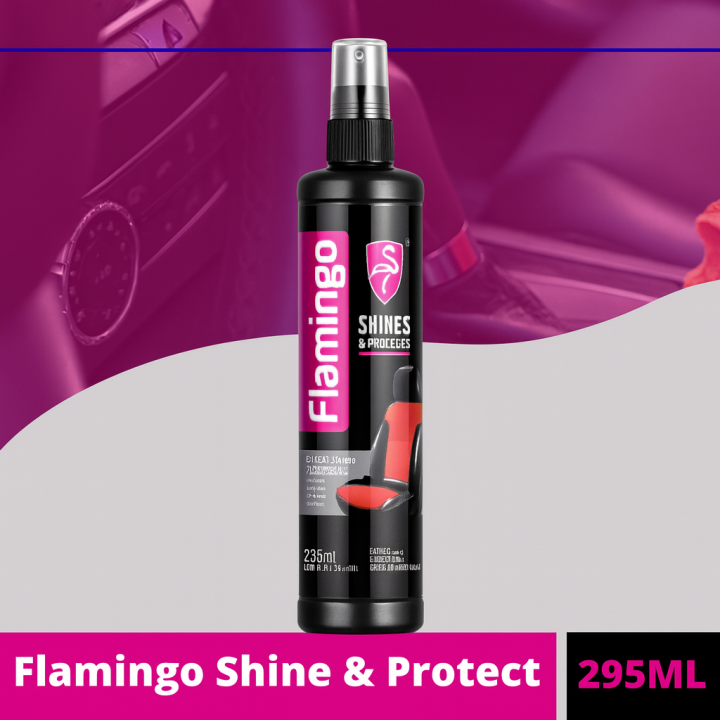 Flamingo Shine & Protects Car Protectant for Leather, Vinyl, Rubber and ...