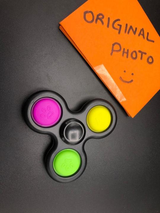 Fidget Spinner Popit Toy Stress Reliever - simple dimple | Daraz.pk